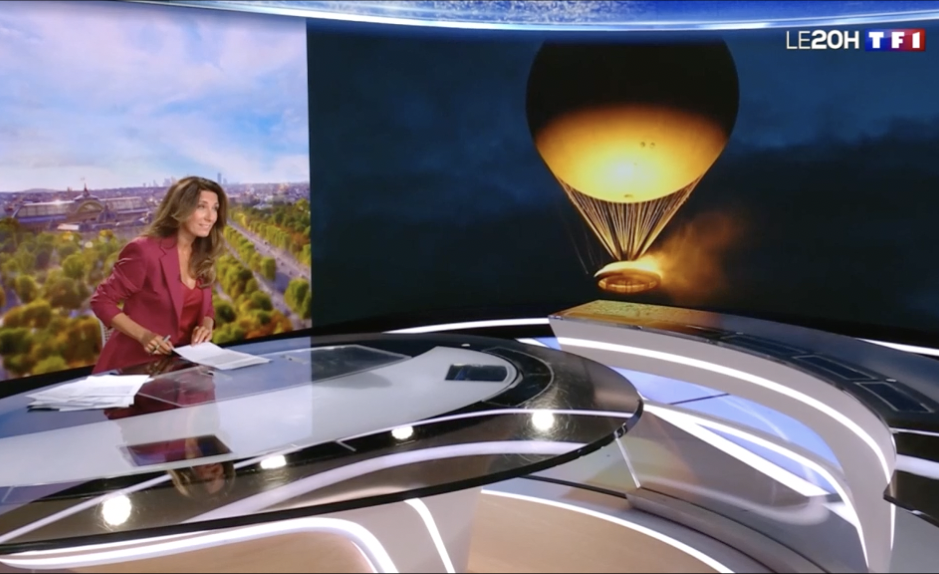 TF1 report: the cauldron, the other star of the games - Aerophile